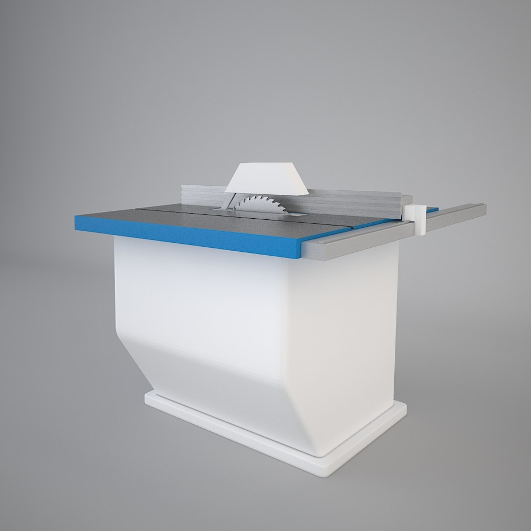 3ds Simple Table Saw Machine