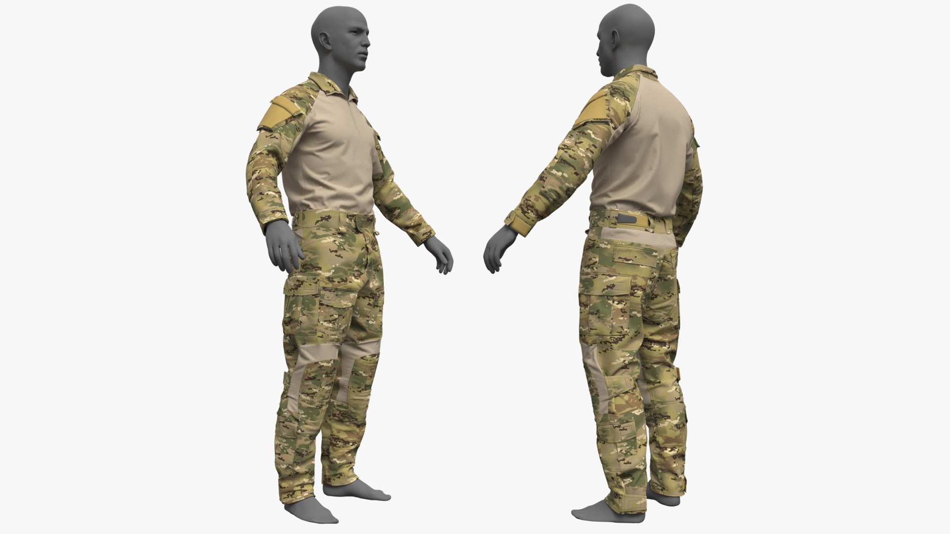 3D Crye G3 Combat Uniform - Marvelous Designer - TurboSquid 1947698