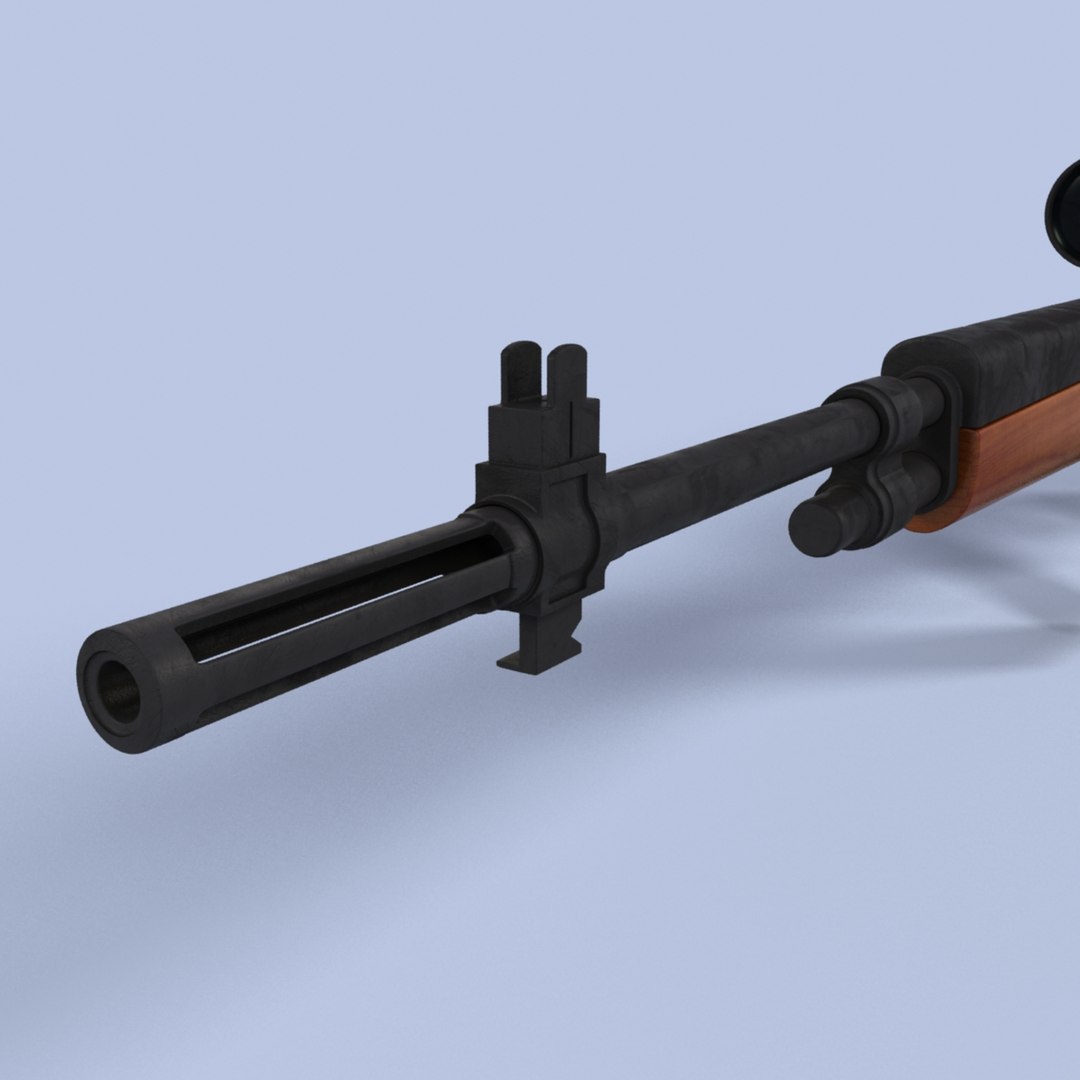 Rifle Sniper 3d Model