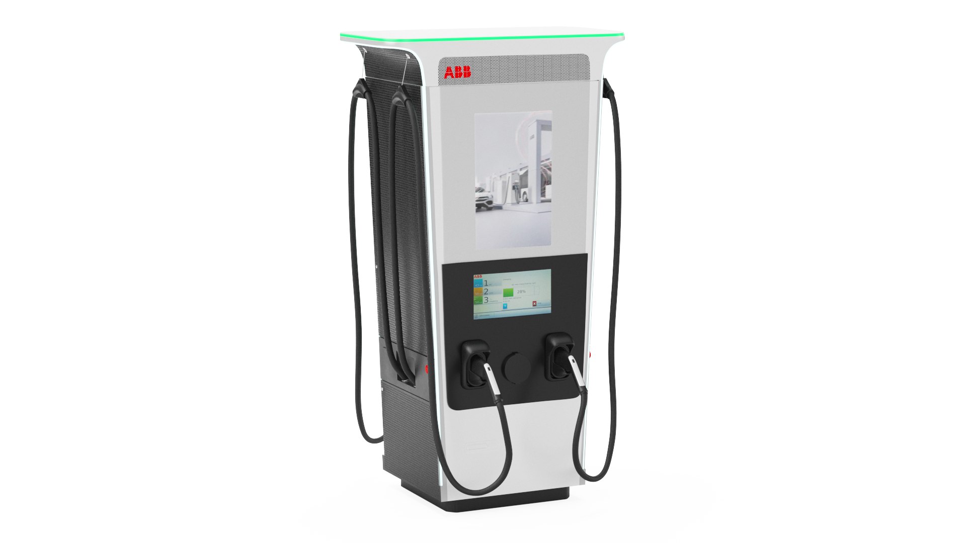 ABB Terra 360 Hypercharger EV Charging Station 3D Model - TurboSquid 2283661