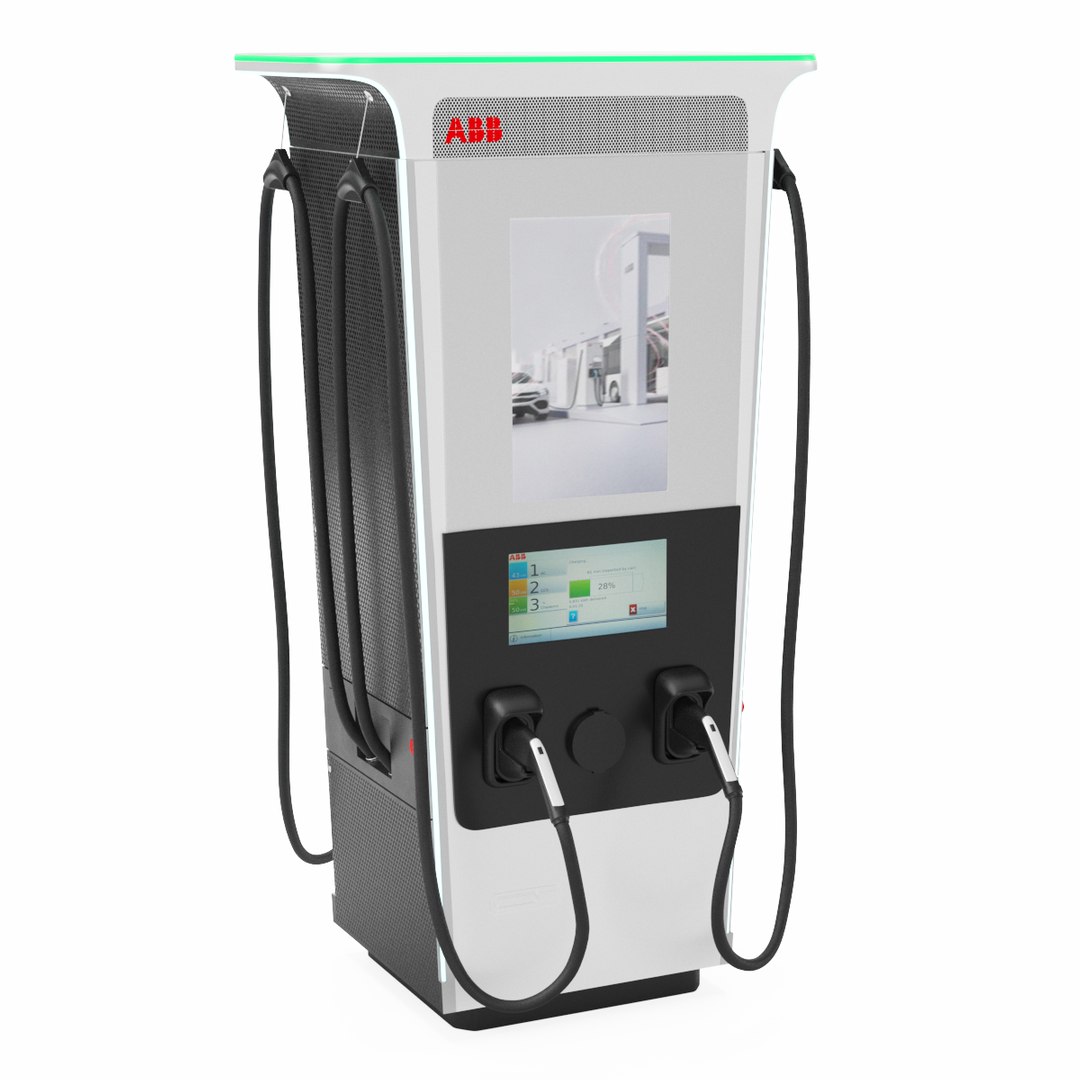 ABB Terra 360 Hypercharger EV Charging Station 3D Model - TurboSquid 2283661