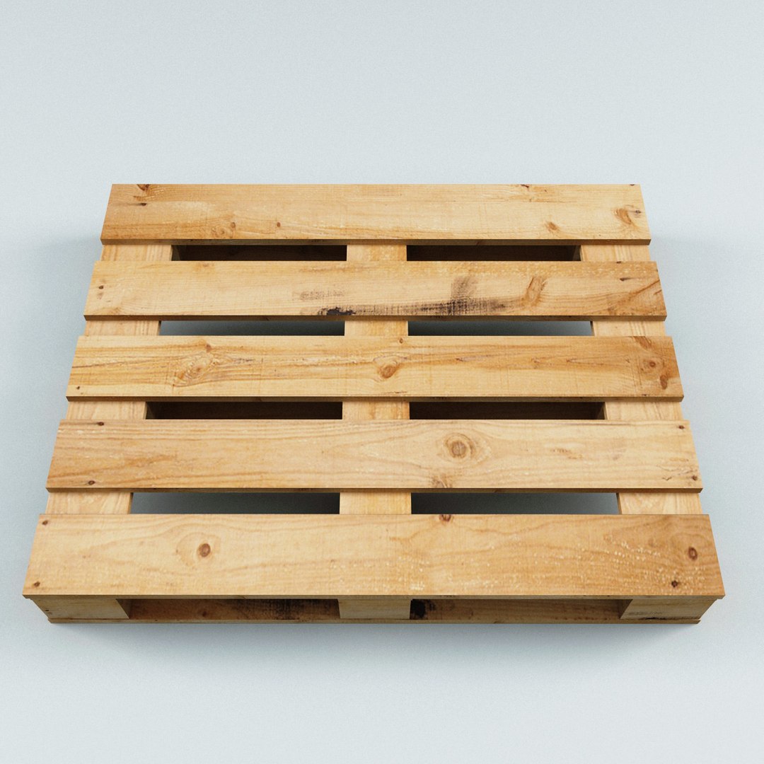 3d Wood Pallet Model