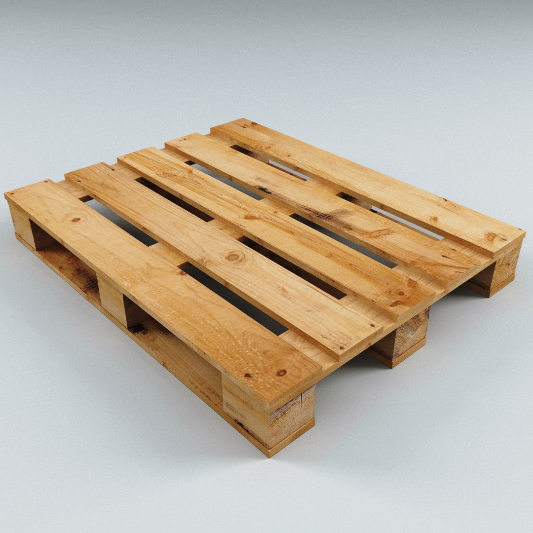 3d Wood Pallet Model