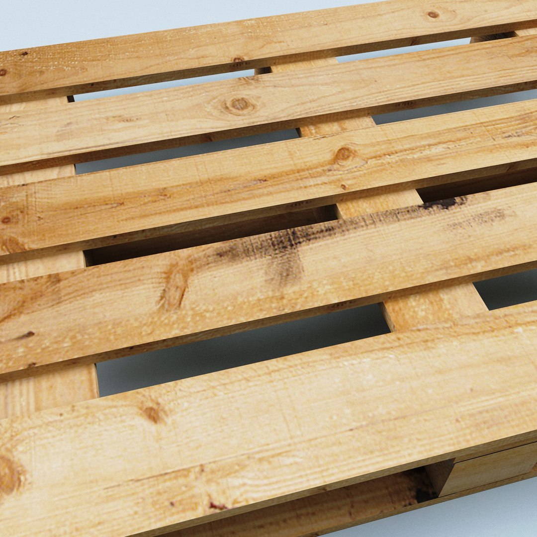 3d Wood Pallet Model