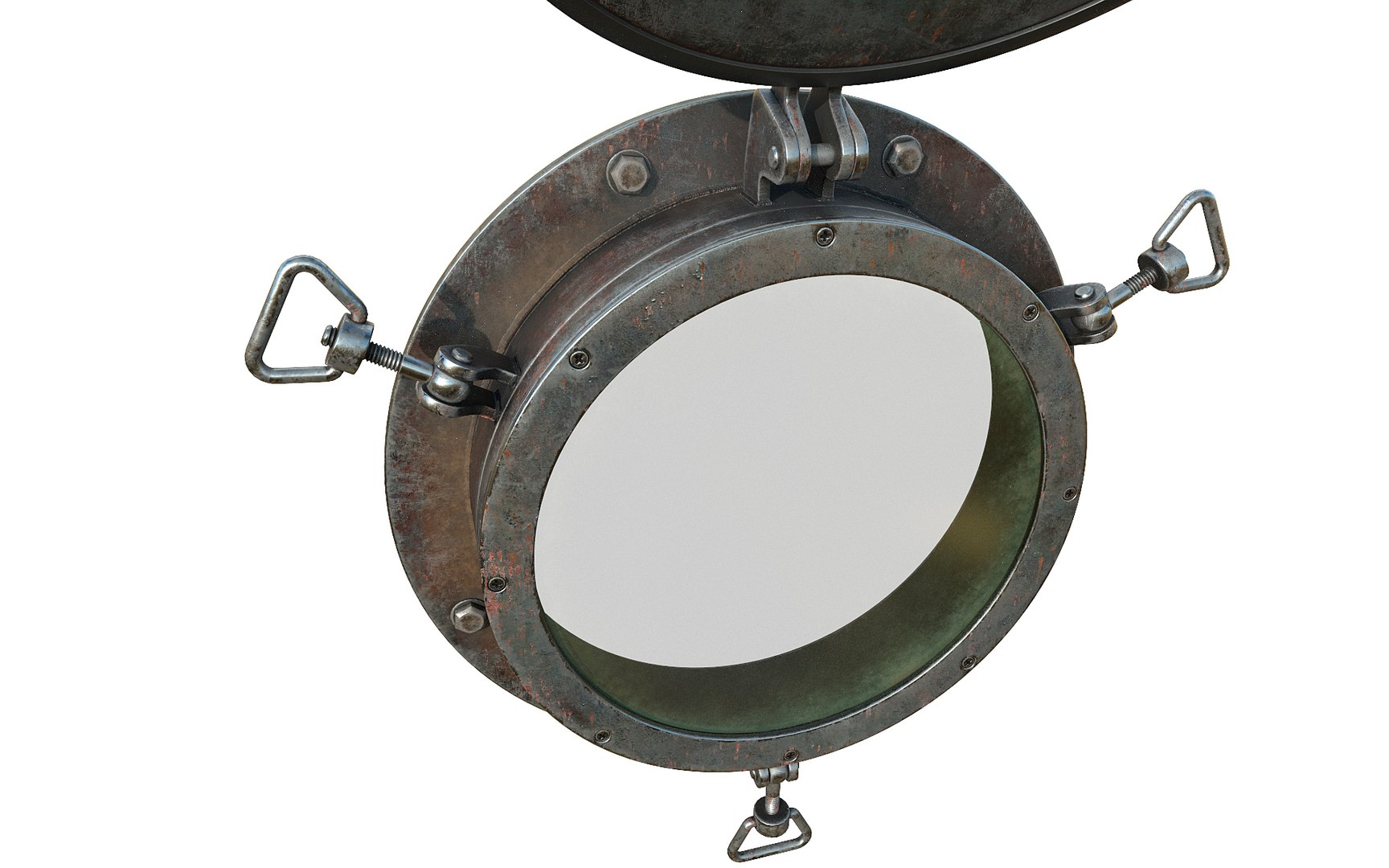 3D Old Ship Porthole Model - TurboSquid 2134575