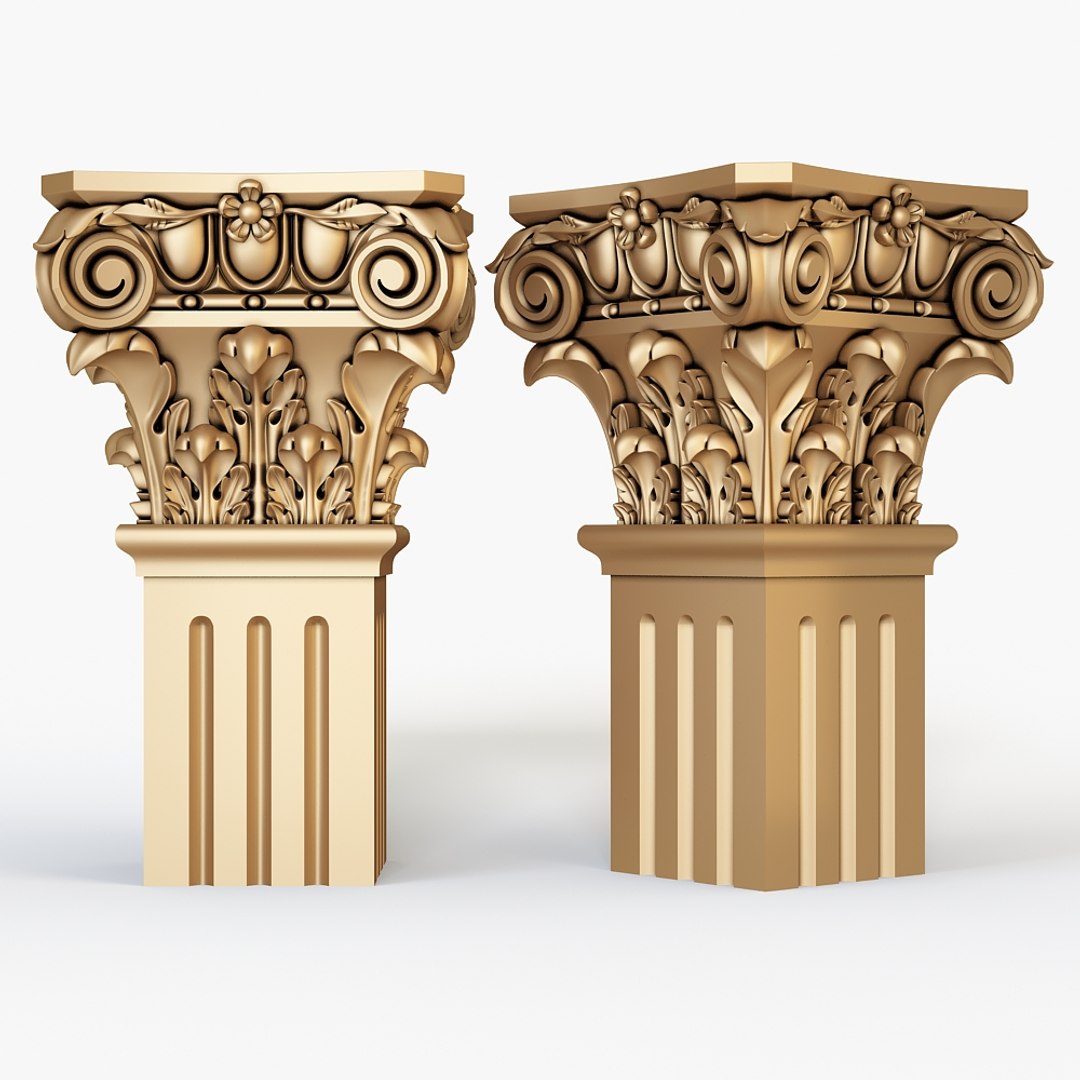 Classical Column 3D Model - TurboSquid 1473758