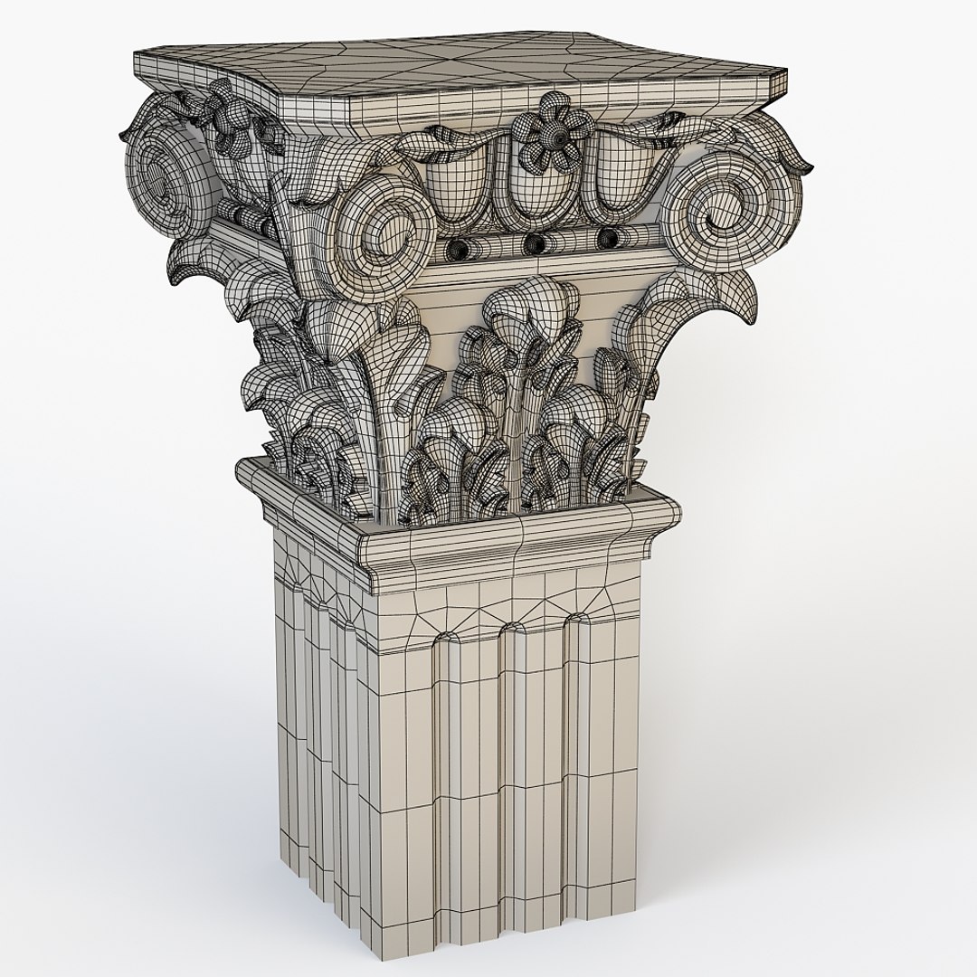 Classical Column 3D Model - TurboSquid 1473758