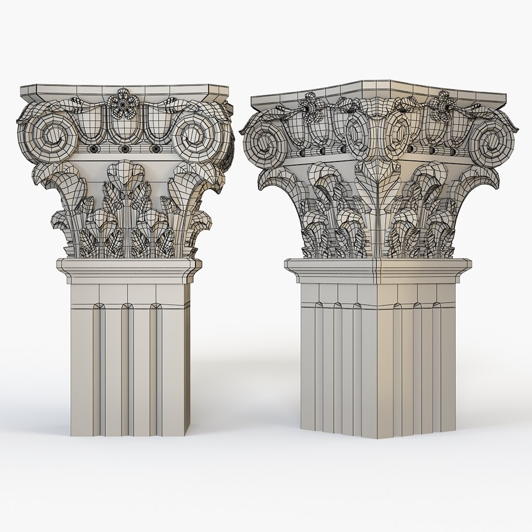 Classical Column 3D Model - TurboSquid 1473758