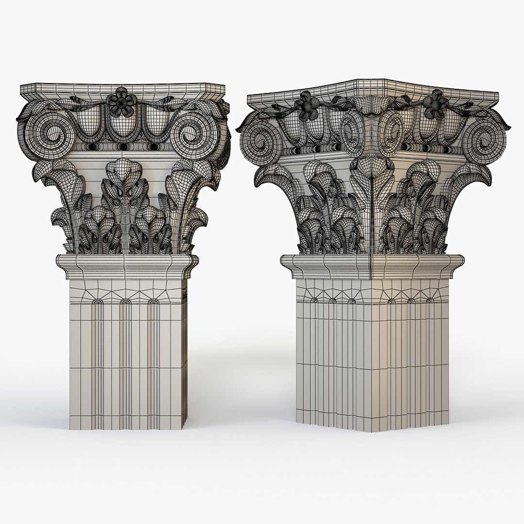 Classical Column 3D Model - TurboSquid 1473758