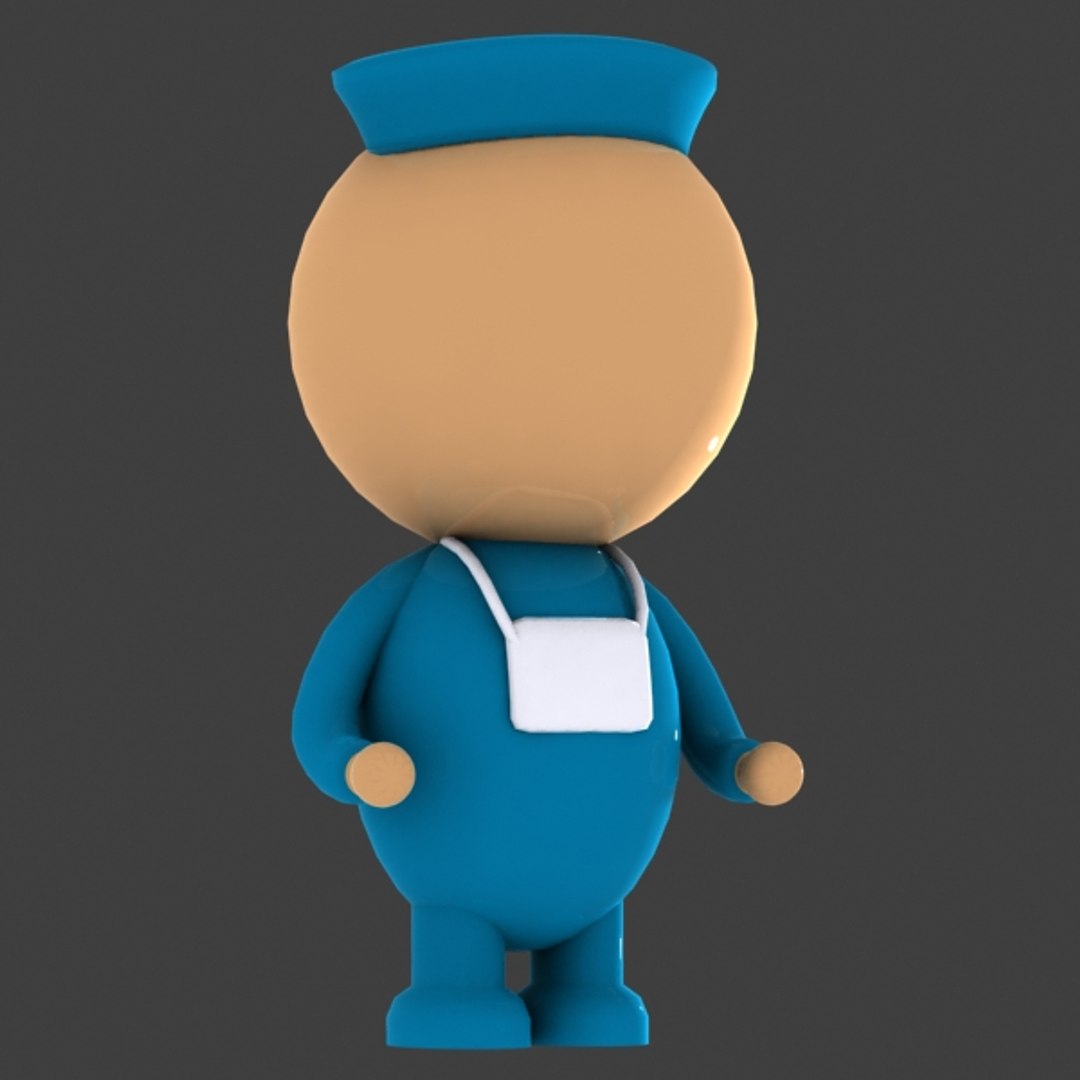 3ds surgeon character