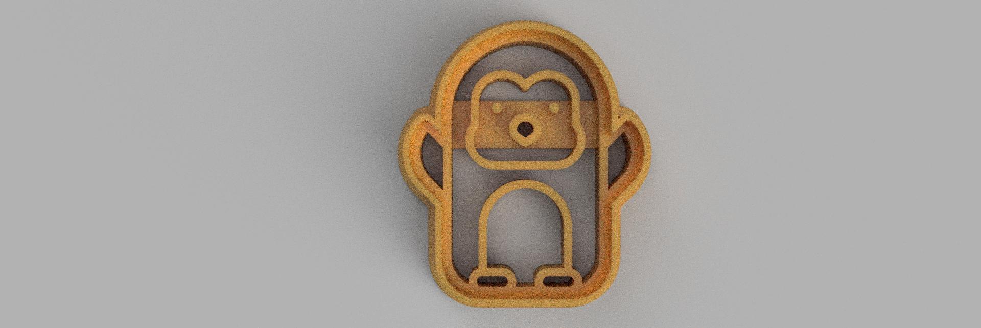 3D PENGUIN COOKIE CUTTER Model - TurboSquid 2224348