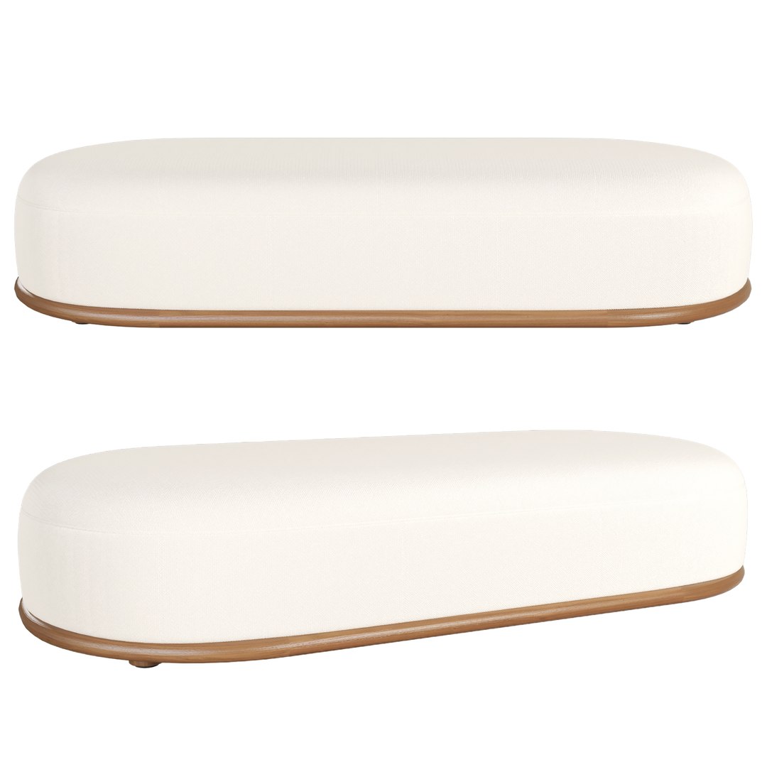 3D Cask XL Ottoman By Expormim Model - TurboSquid 1882072