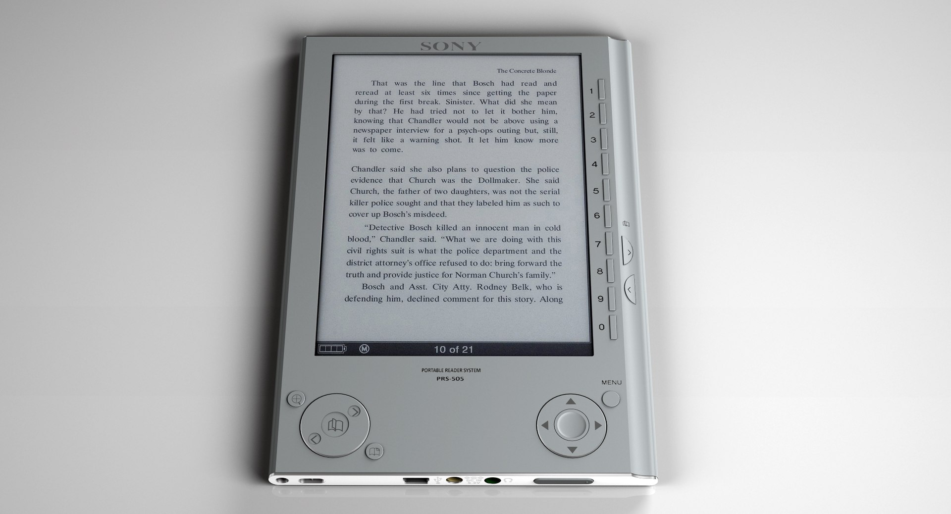 Lightwave Sony E-reader