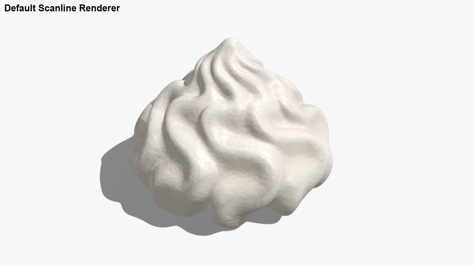 3D Whipped Cream 02 - TurboSquid 2038883