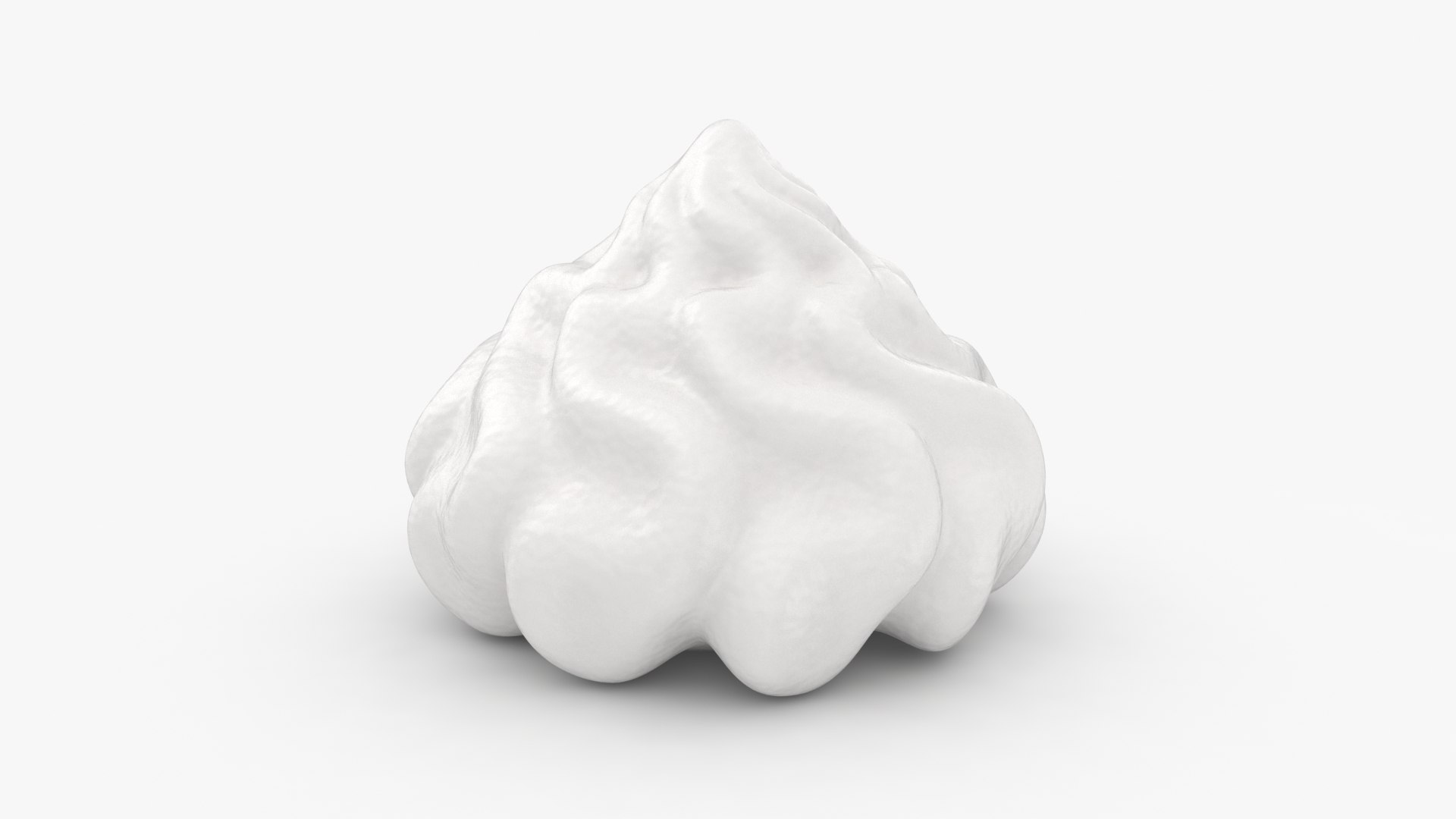 3D Whipped Cream 02 - TurboSquid 2038883