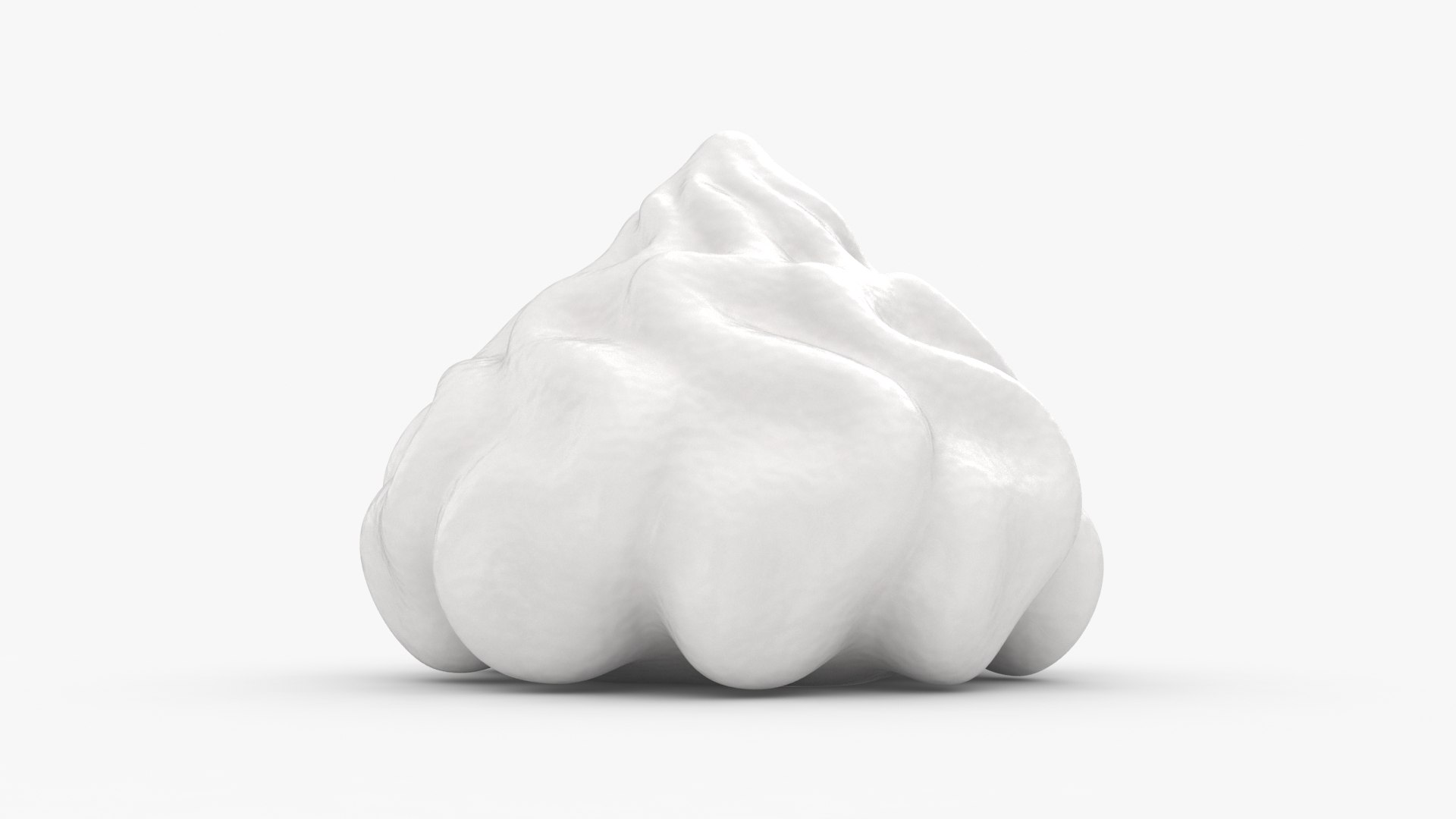3D Whipped Cream 02 - TurboSquid 2038883