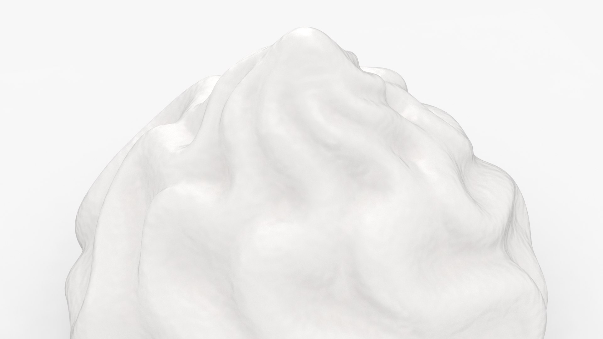 3D Whipped Cream 02 - TurboSquid 2038883