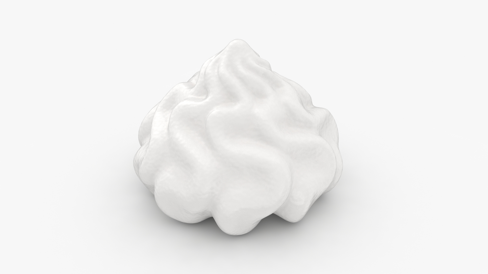 3D Whipped Cream 02 - TurboSquid 2038883