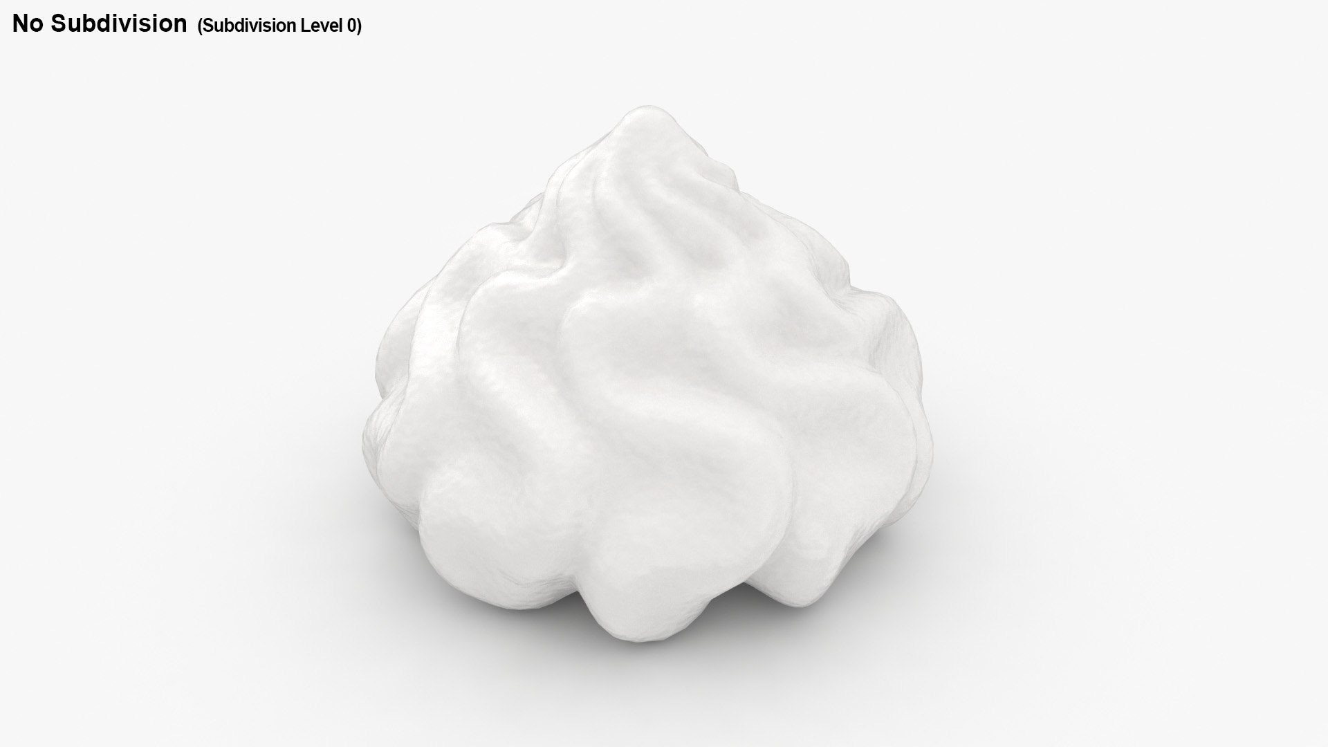 3D Whipped Cream 02 - TurboSquid 2038883