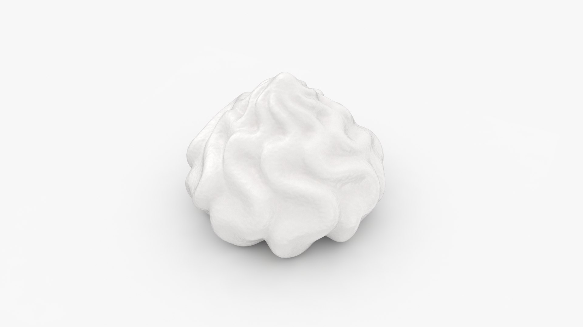 3D Whipped Cream 02 - TurboSquid 2038883
