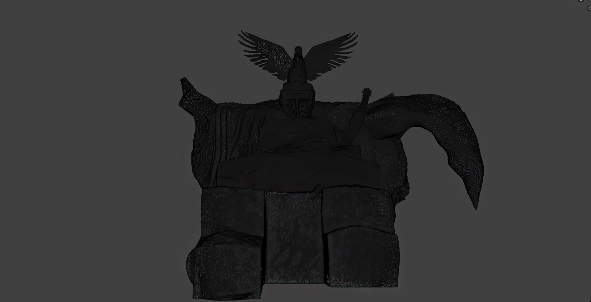 3D model Cave Statue - TurboSquid 2145036