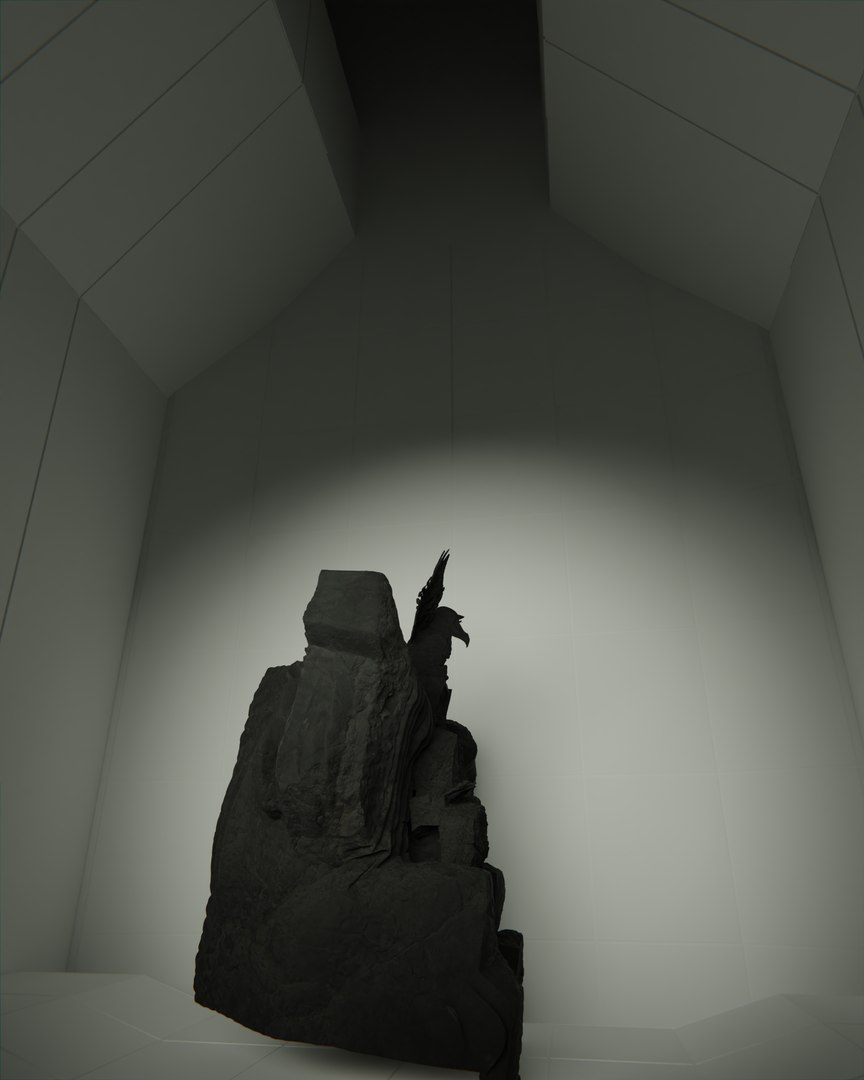 3D model Cave Statue - TurboSquid 2145036