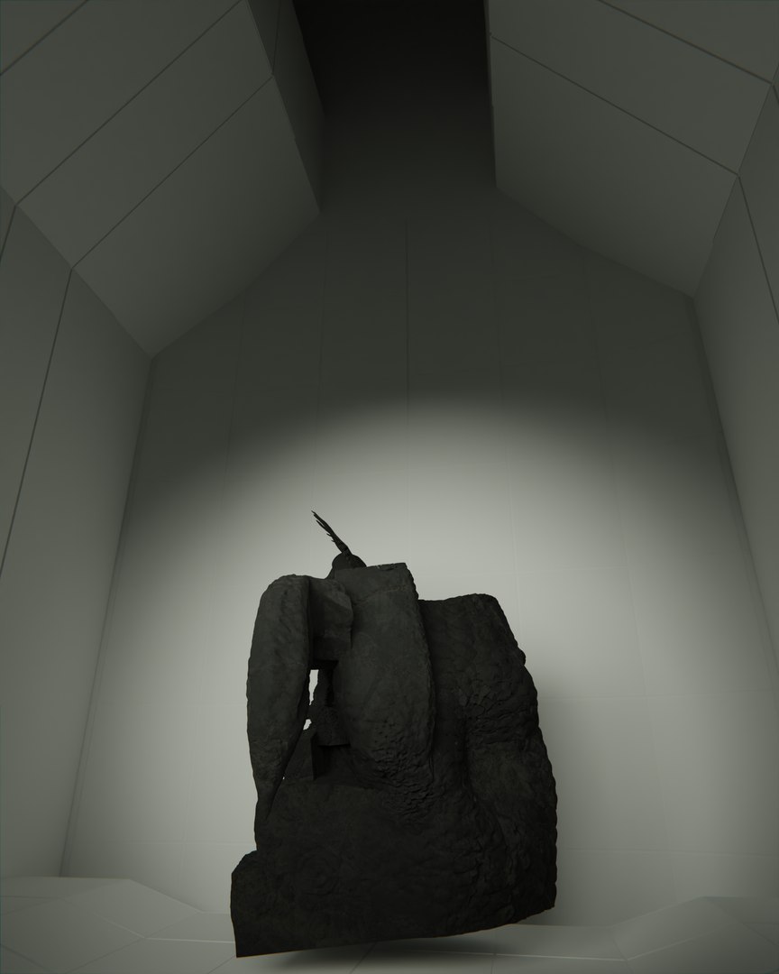 3D model Cave Statue - TurboSquid 2145036