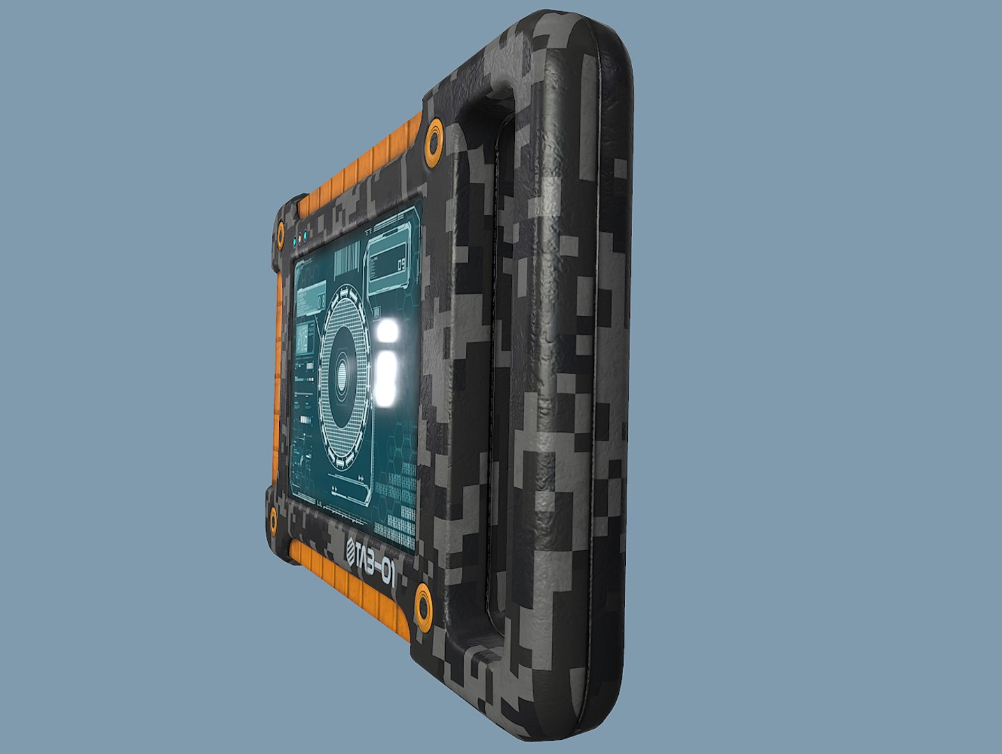 3D Sci Fi Tablet Low-poly - TurboSquid 1331894