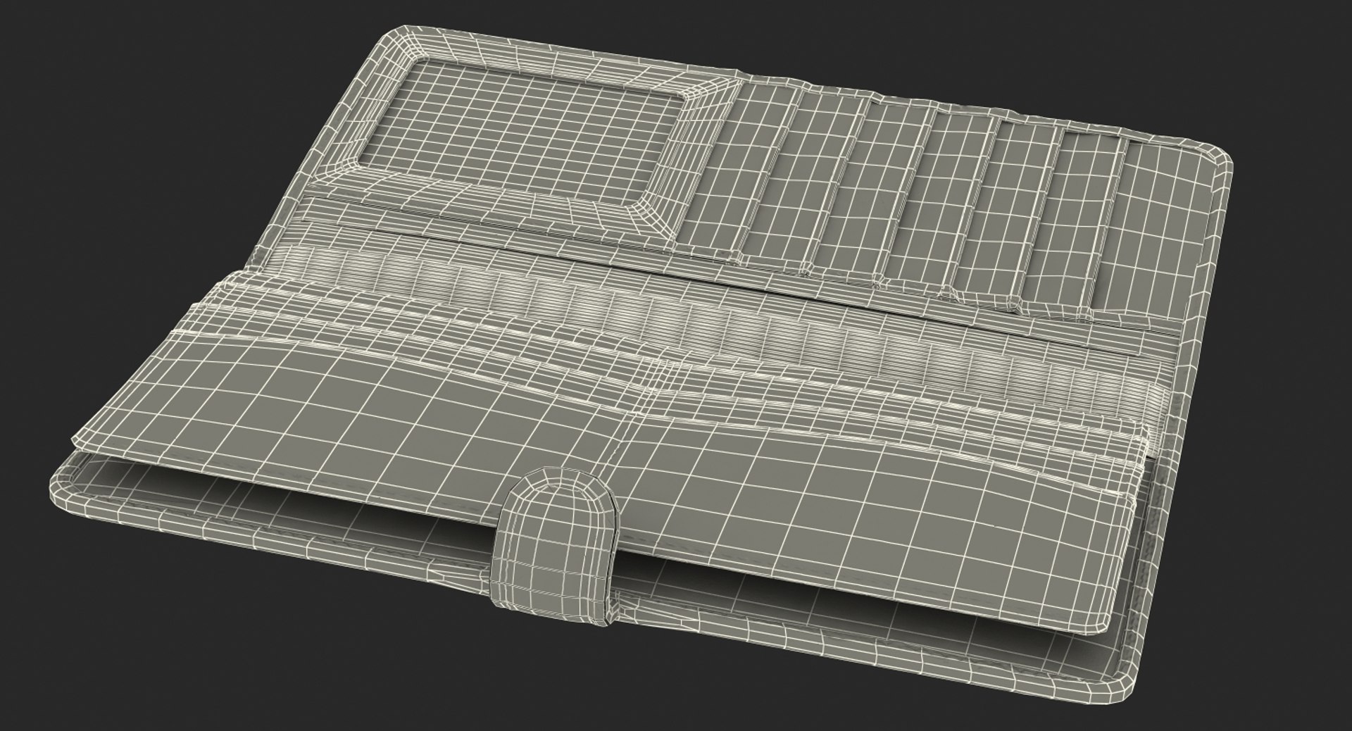 Leather Women Long Wallet 3D Model - TurboSquid 1261709