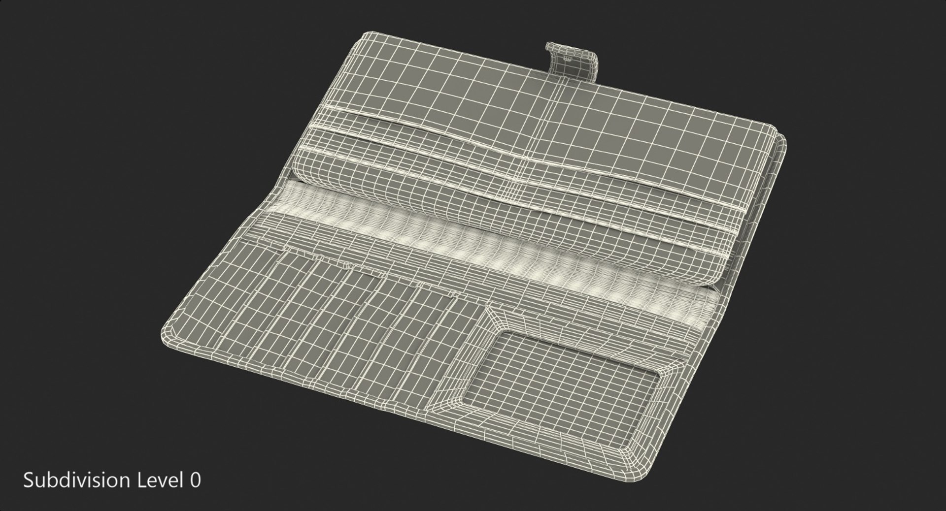 Leather Women Long Wallet 3D Model - TurboSquid 1261709