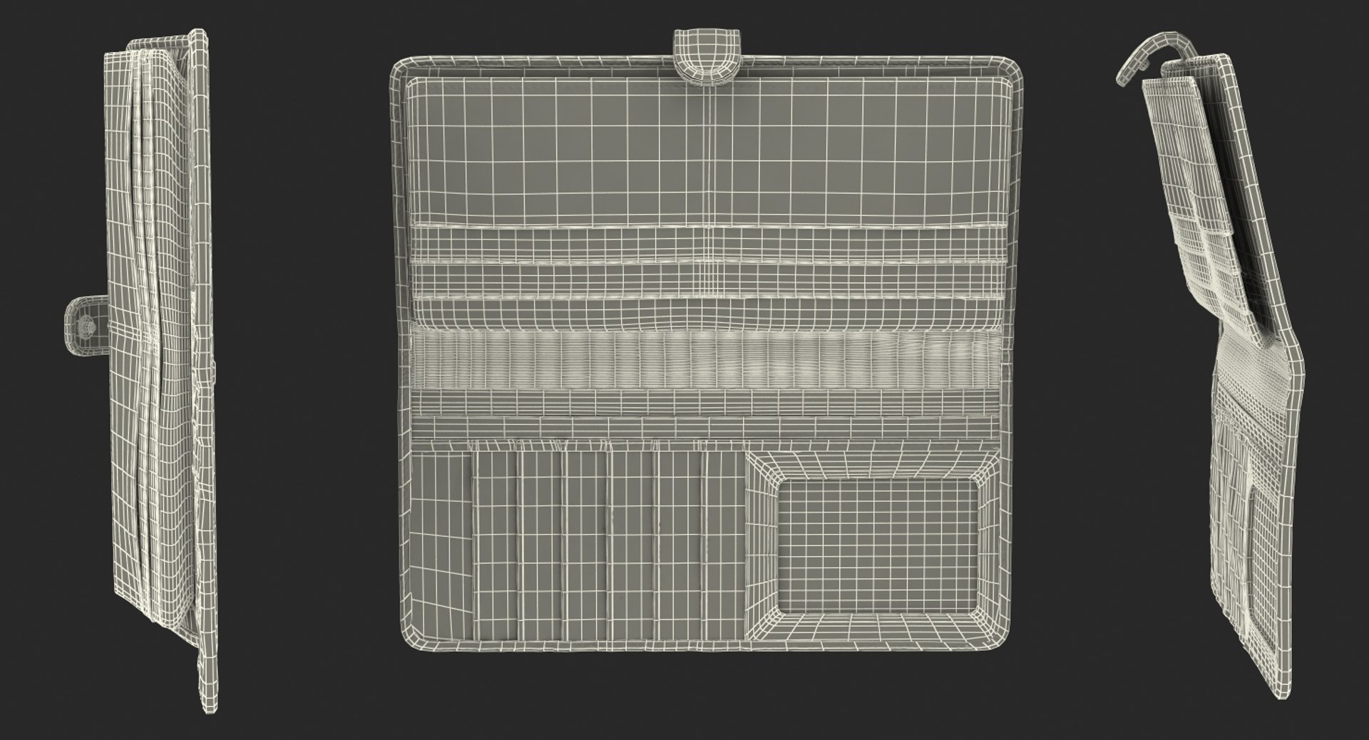 Leather Women Long Wallet 3D Model - TurboSquid 1261709