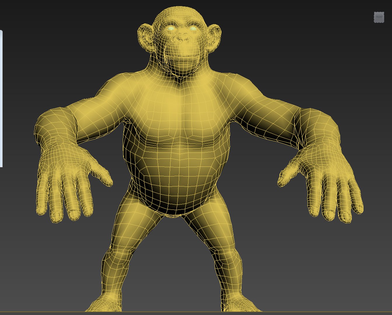 Chimp Chimpanzee 3D - TurboSquid 1215032