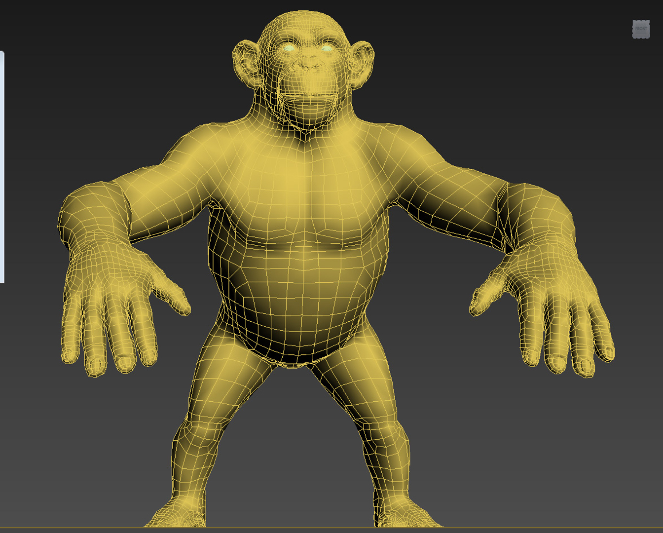Chimp chimpanzee 3D - TurboSquid 1215032