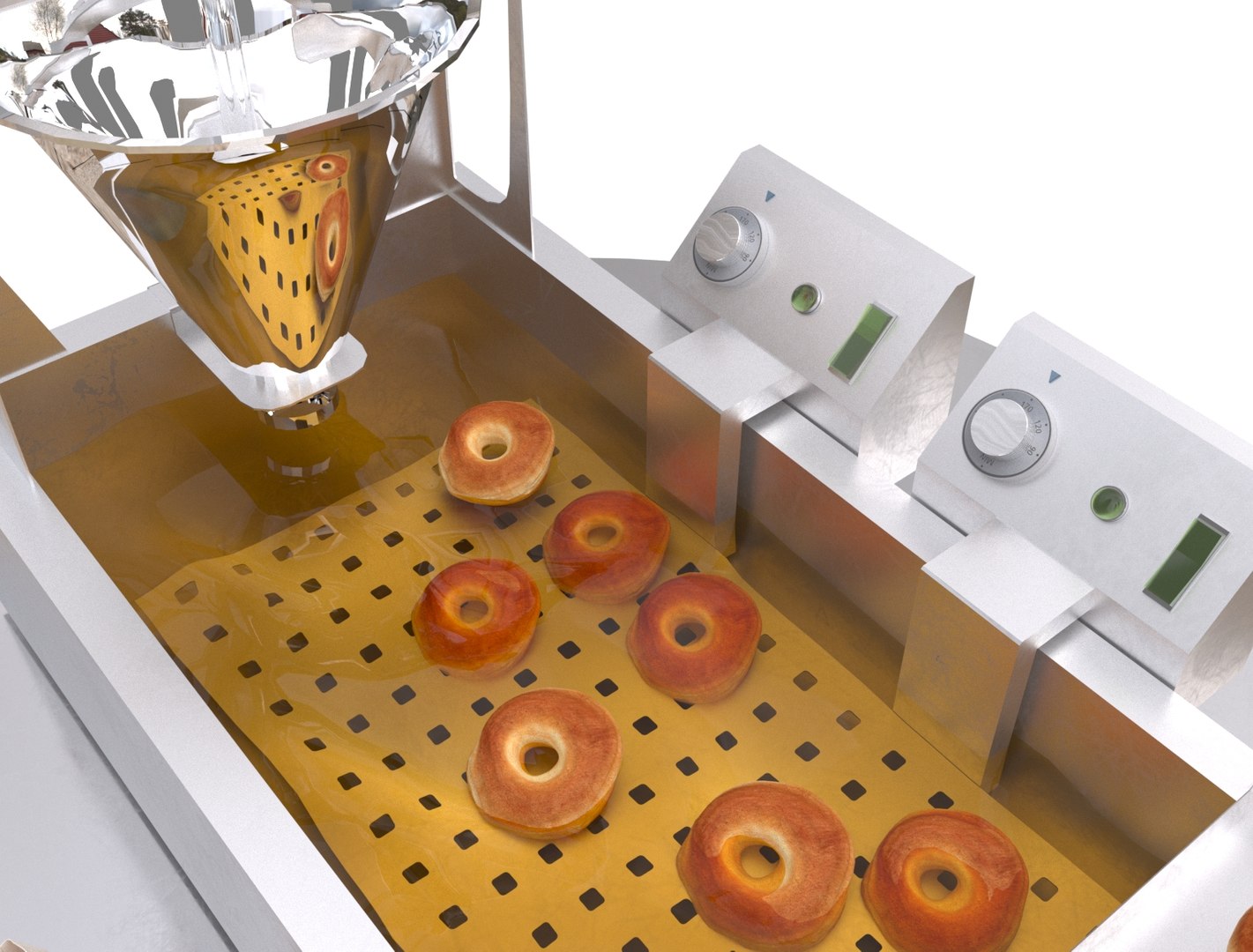 3D Donut Machine Model - TurboSquid 1514472