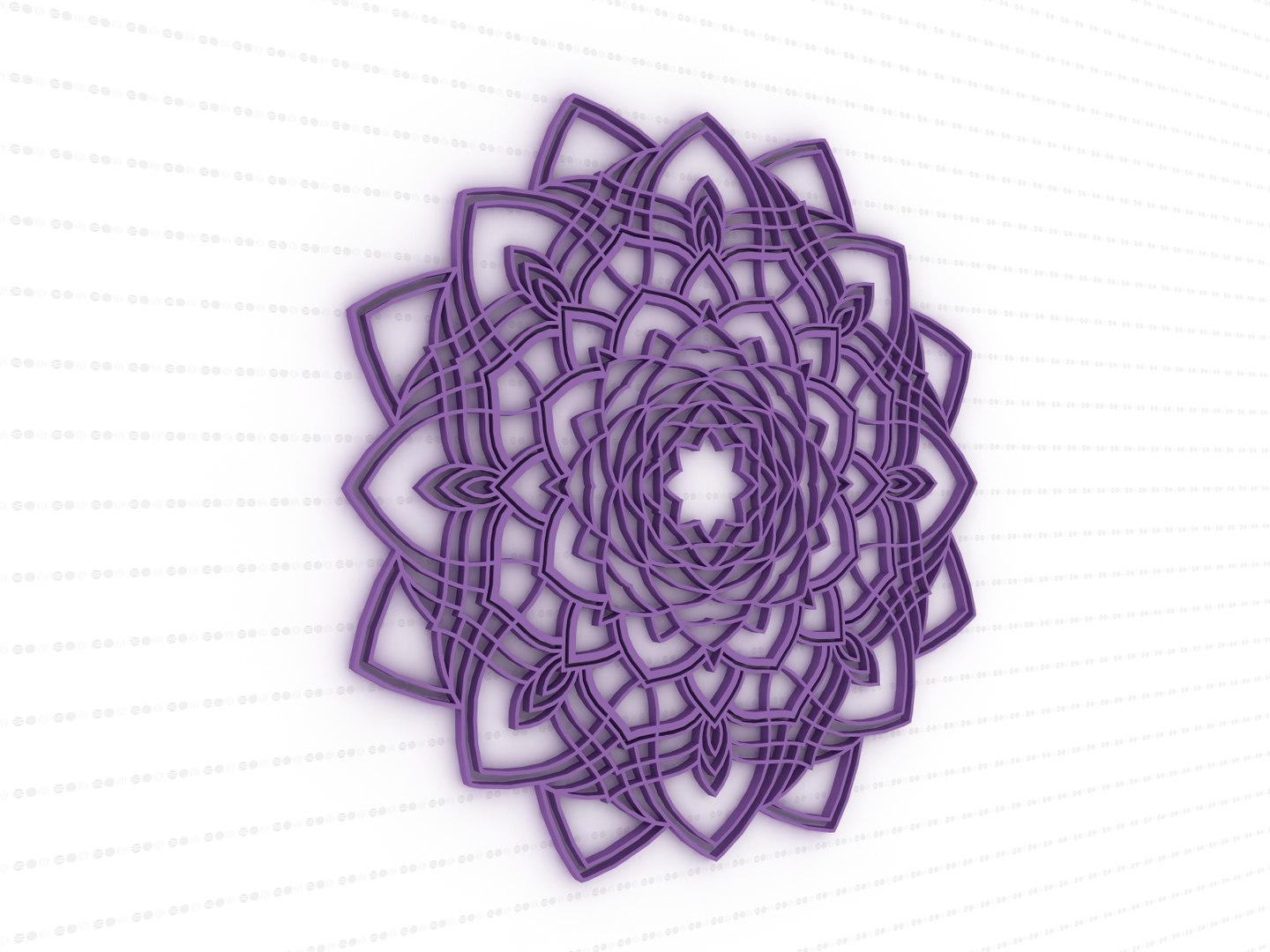 3D Mandala Cnc - TurboSquid 1454494