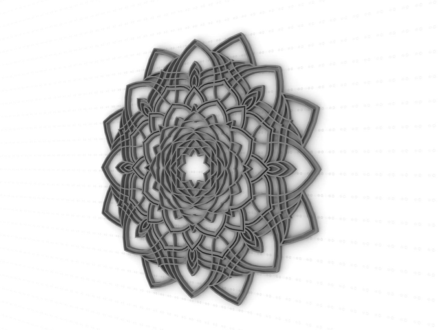 3D Mandala Cnc - TurboSquid 1454494