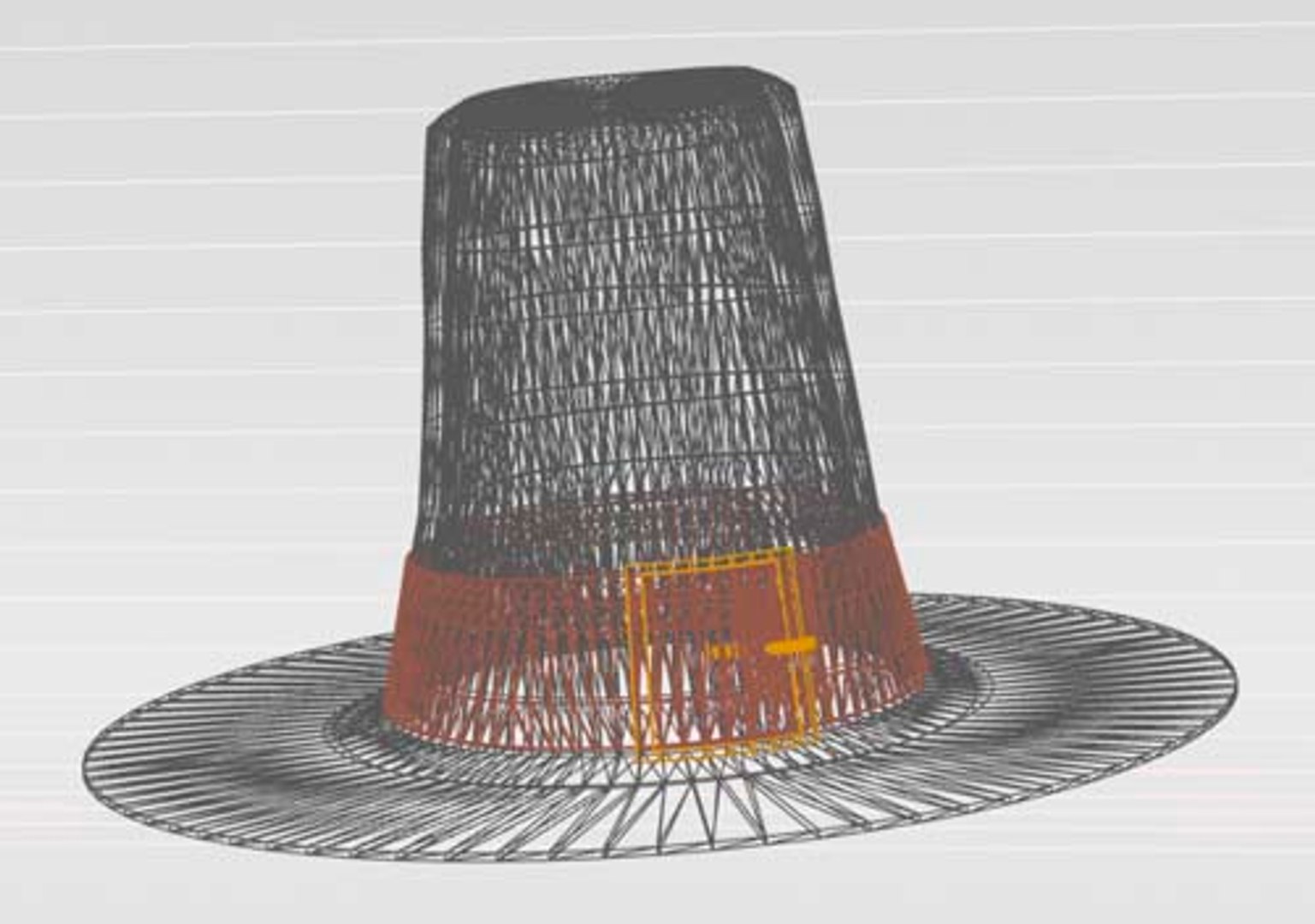 Pilgrim Hat 3d Model