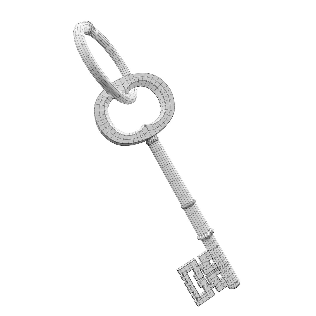 Door Key 3d Model 3D Model - TurboSquid 1977102