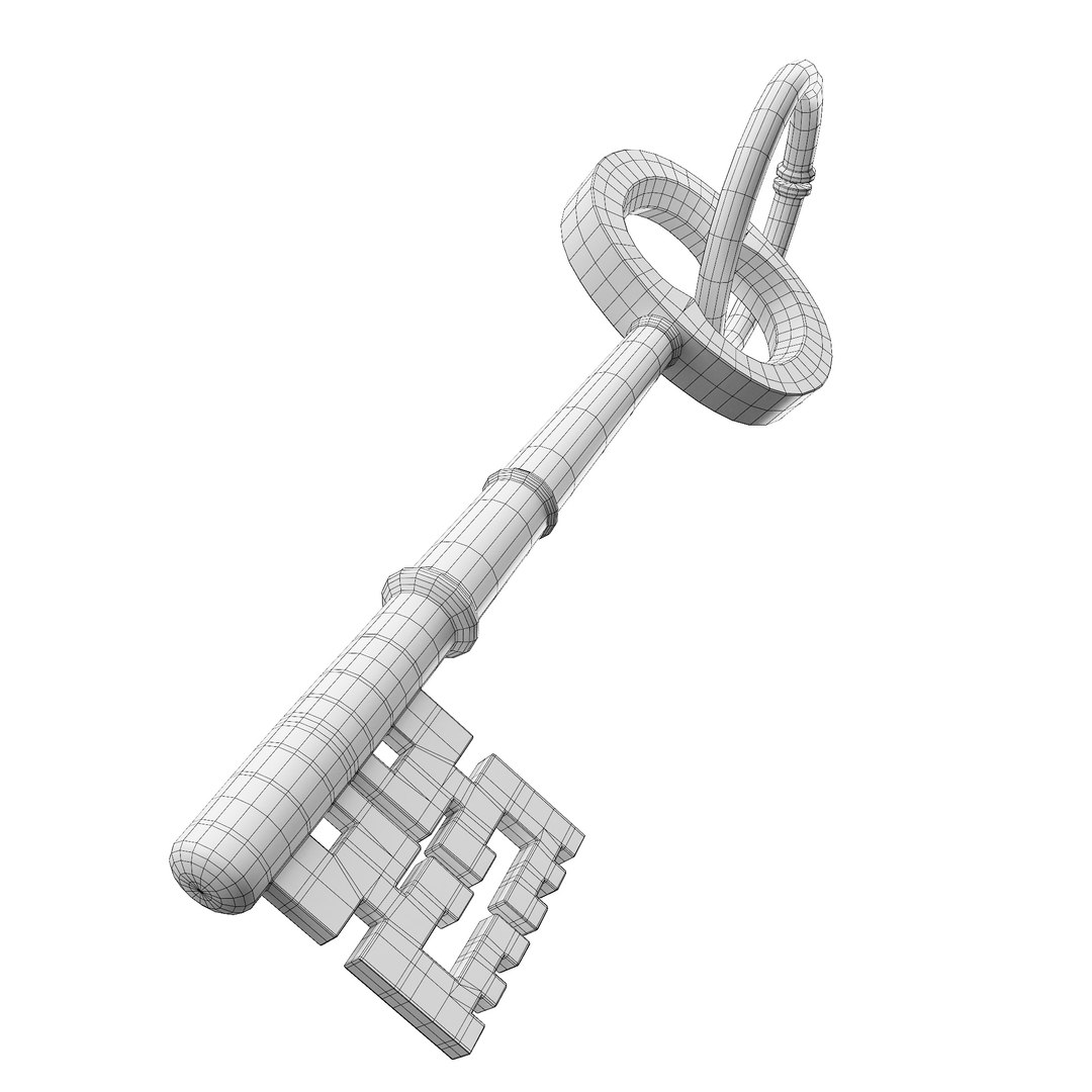 Door Key 3d Model 3D Model - TurboSquid 1977102