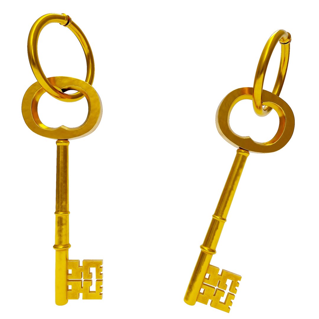 Door Key 3d Model 3D Model - TurboSquid 1977102