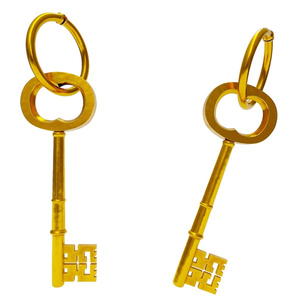 Door Key 3d model 3D model - TurboSquid 1977102