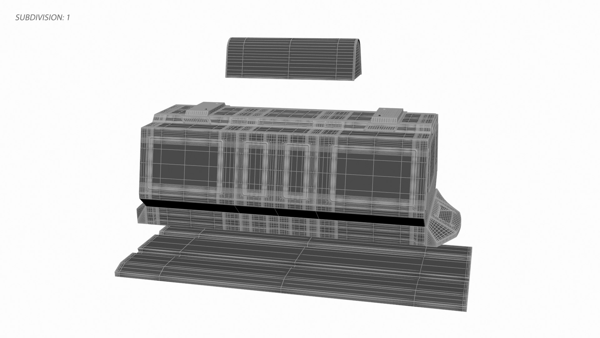 3D Model Futuristic Metro Cab - TurboSquid 1683389