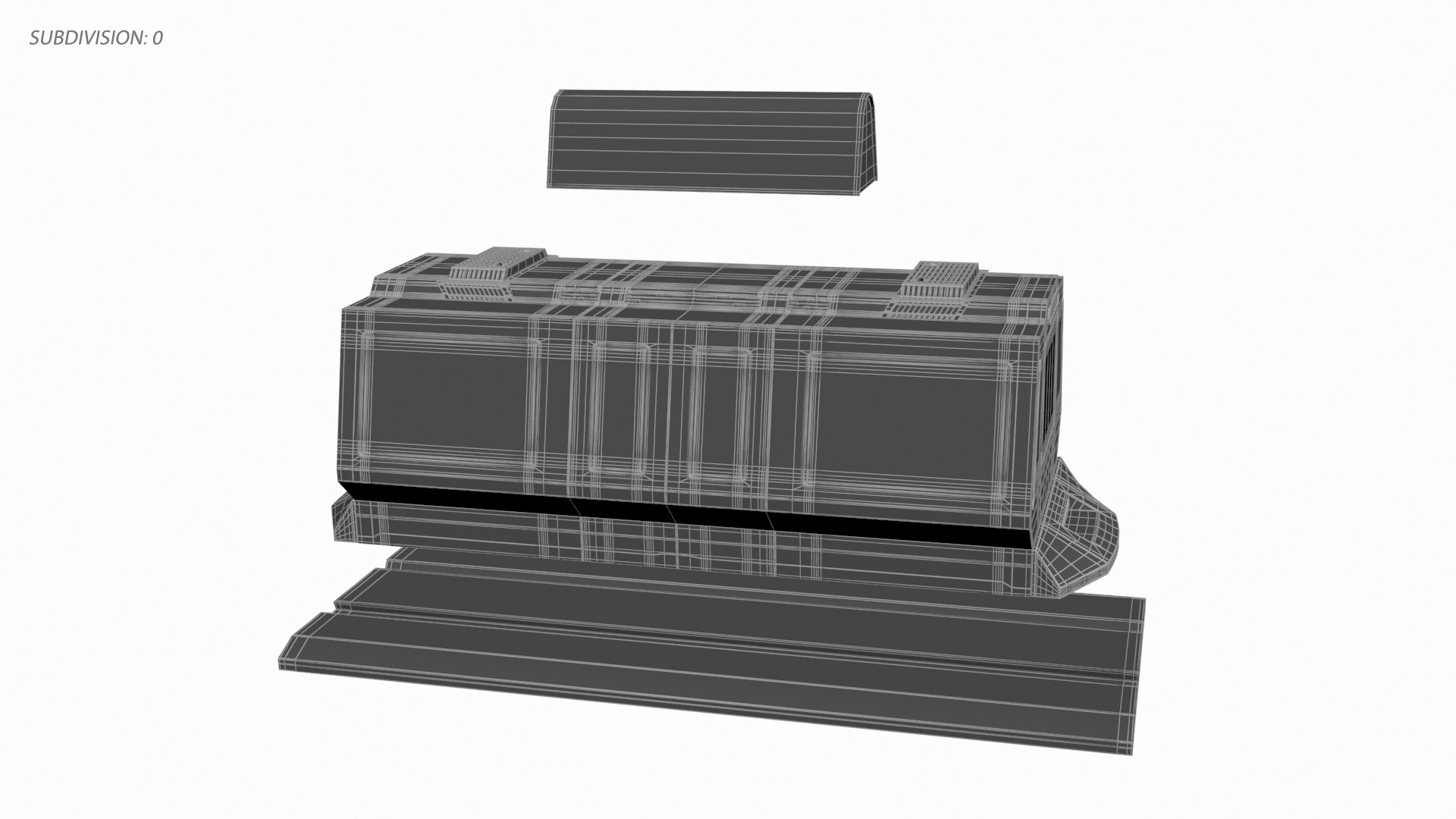 3D Model Futuristic Metro Cab - TurboSquid 1683389