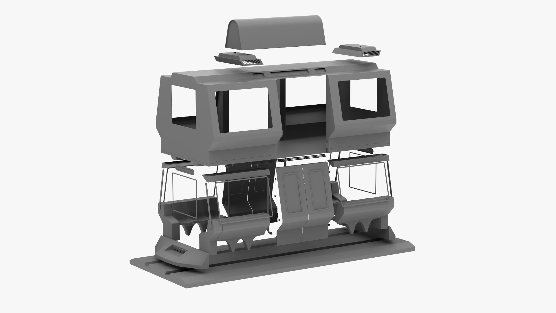 3D Model Futuristic Metro Cab - TurboSquid 1683389