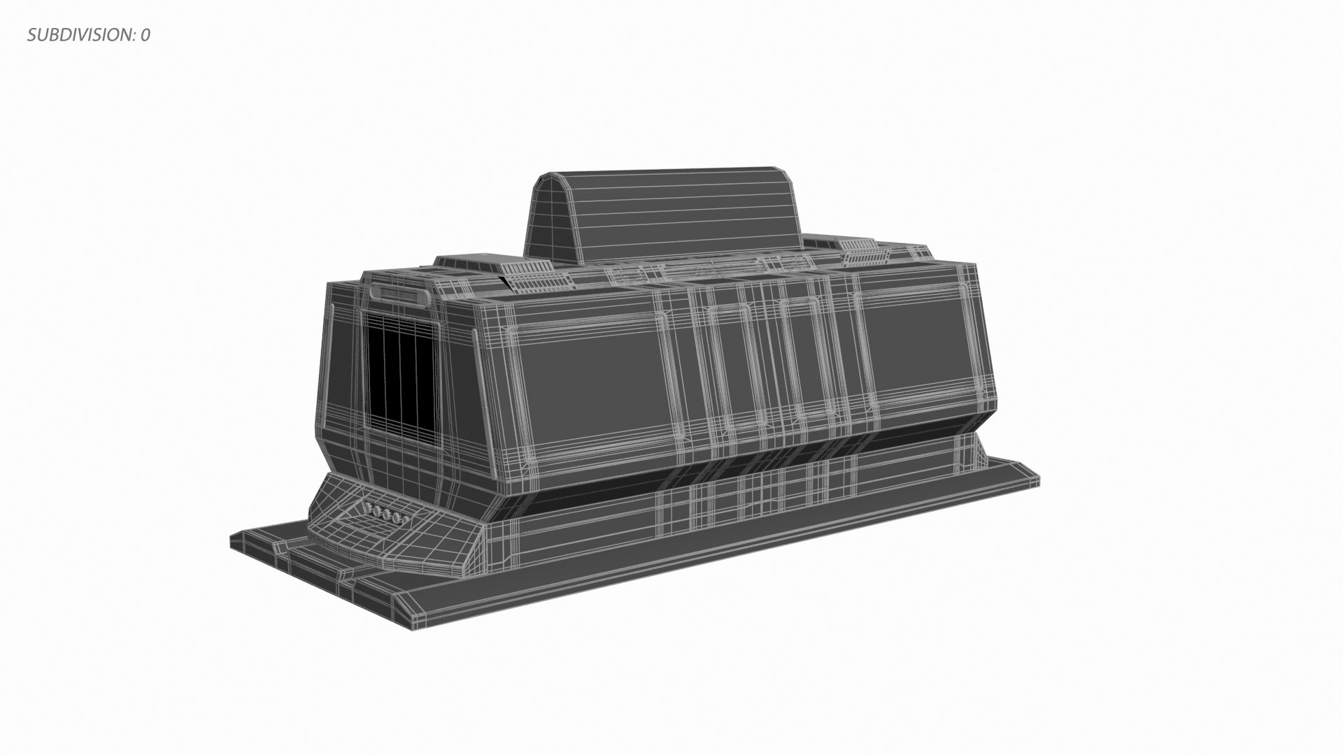 3D Model Futuristic Metro Cab - TurboSquid 1683389