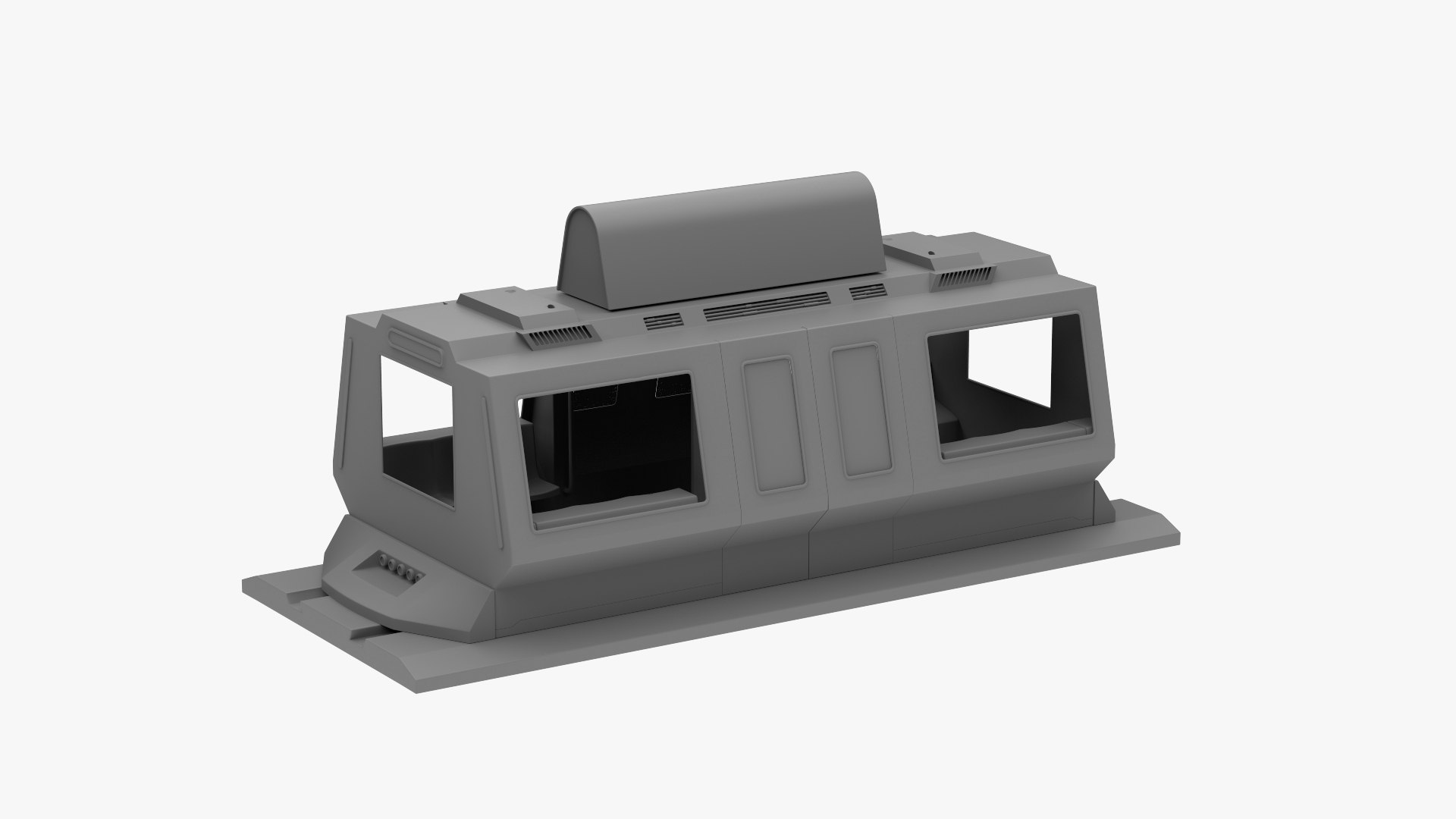 3D Model Futuristic Metro Cab - TurboSquid 1683389