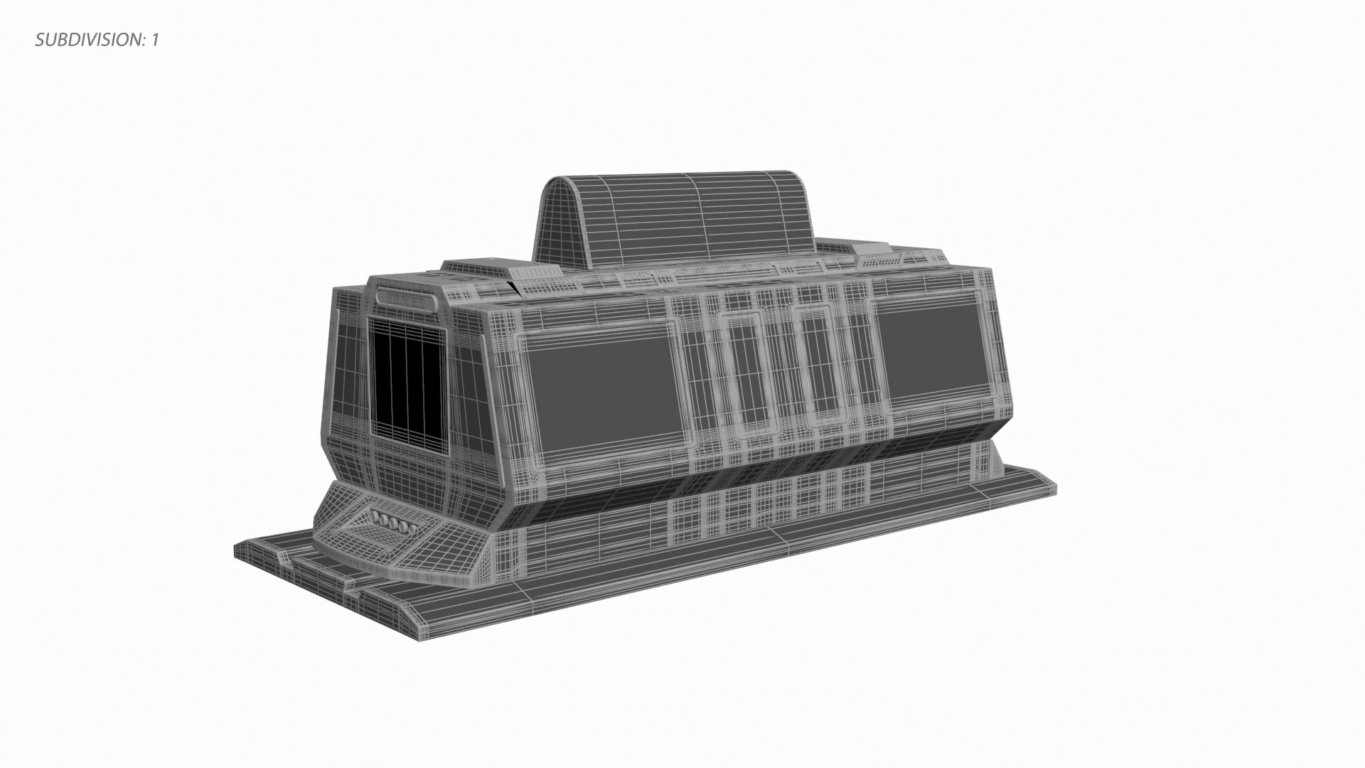 3D Model Futuristic Metro Cab - TurboSquid 1683389