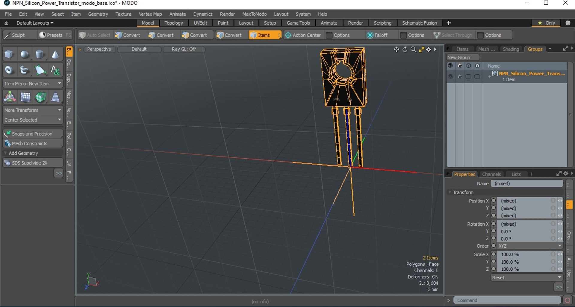 3D Npn Silicon Power Transistor Model - TurboSquid 1664978