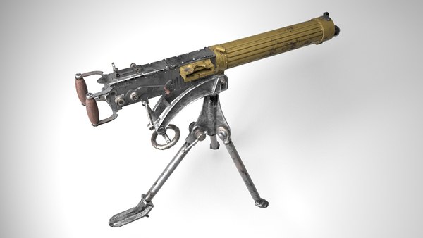 modelo 3d Ametralladora Colt Vickers modelo 1915 - TurboSquid 1831869