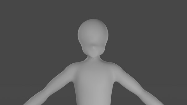 3D Anime Base Mesh model - TurboSquid 1745223